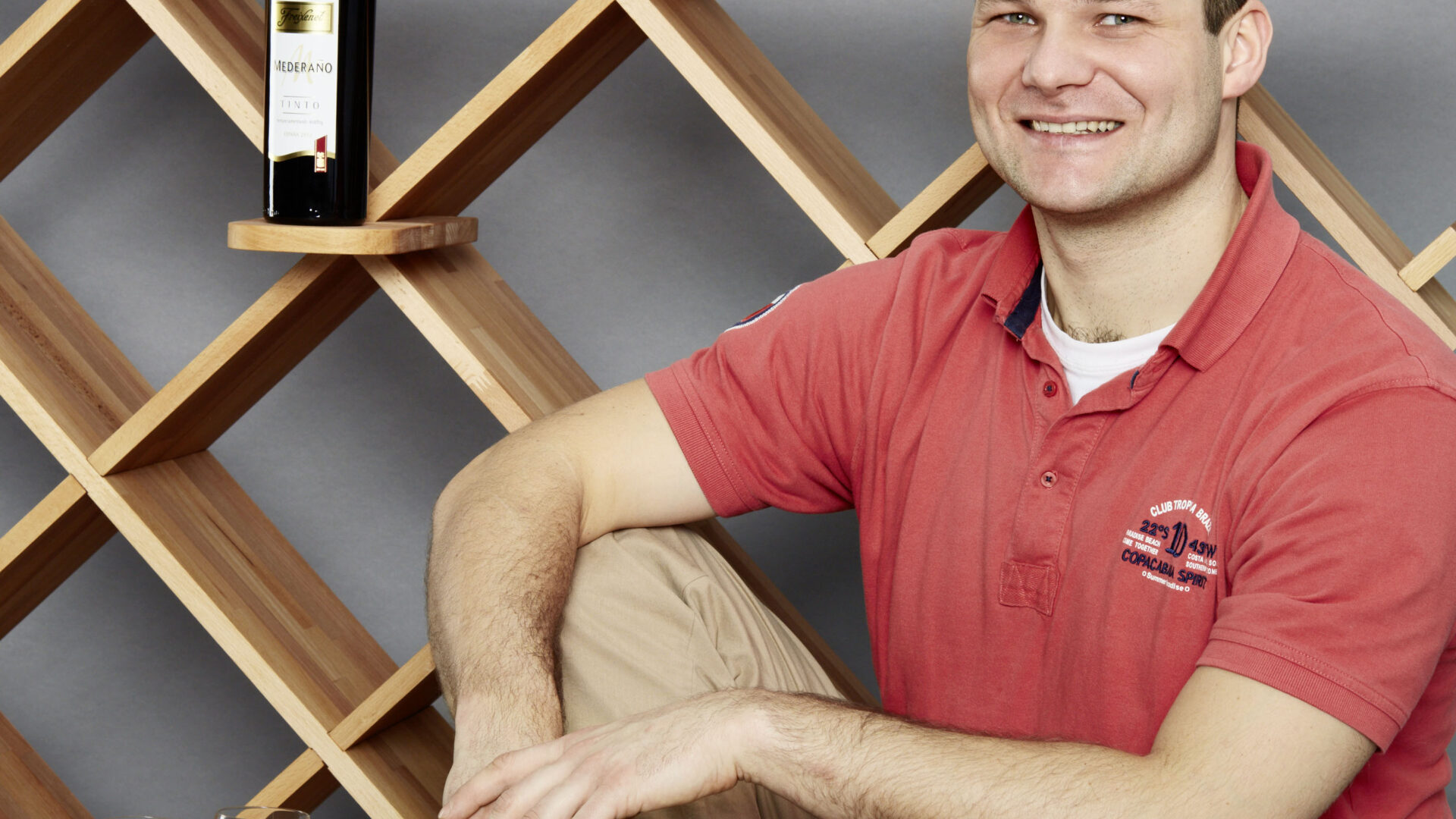 Zandrino for Vino - Weinregal aus Buche-Leimholz von Artur Zander